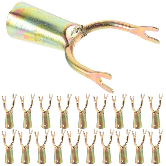 20 Pcs Decorative Clothes Fork Connector Telescopic Pole Sturdy Rack ...