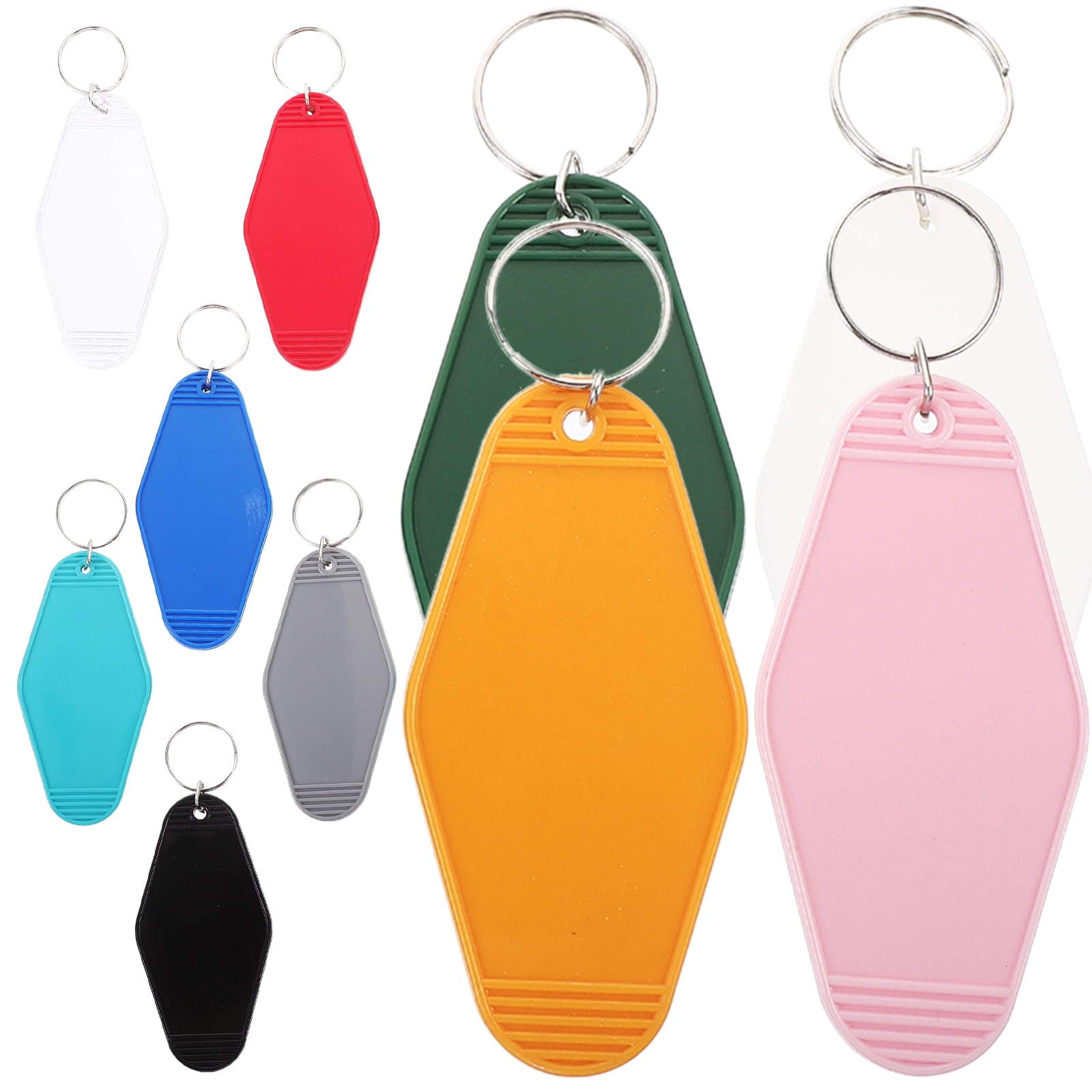 20 Pcs Diamond Listing Key Chain Id Tags Bag For Luggage Rings Fob 20-pcs-diamond-listing-key-chain-id-tags-bag-for-luggage-rings-fob