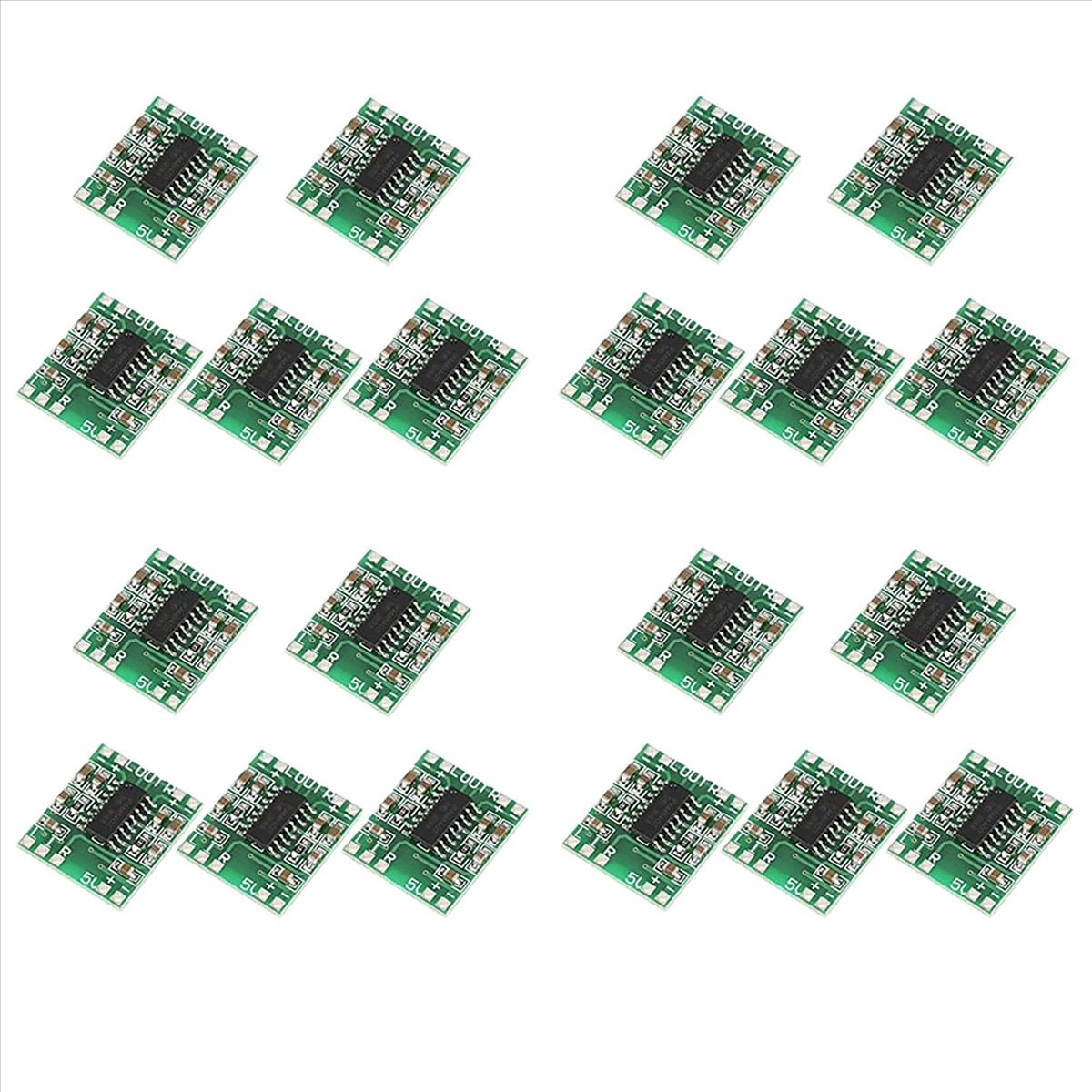 20 Pcs Digital Power Amplifier Board,2X3W Type D PAM8403 Audio Module ...