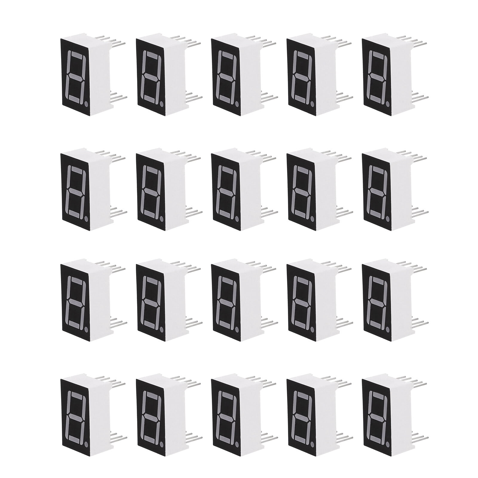 20 Pcs Display Modules Potentiometer Knob Din Rail Fuse Holder Black ...