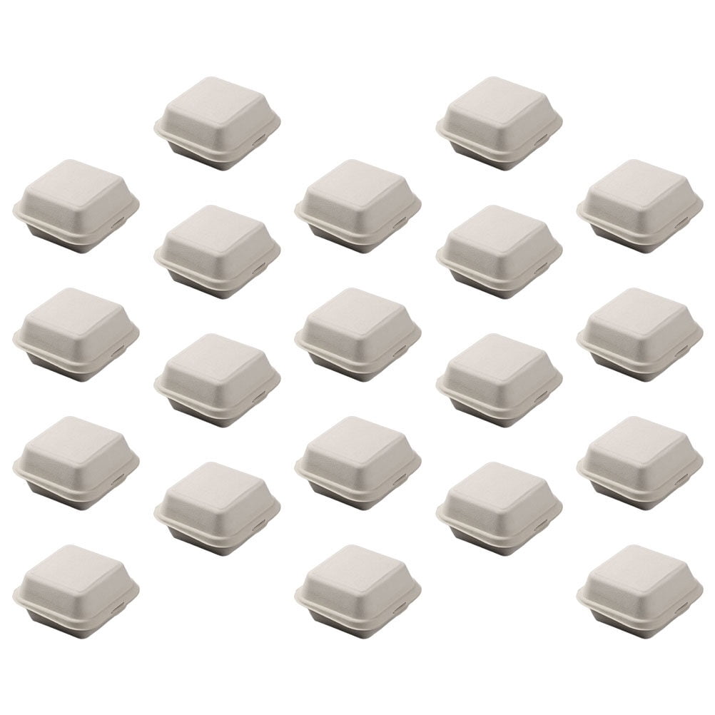 20 Pcs Disposable Hamburger Box Food Container Accessory Takeout ...