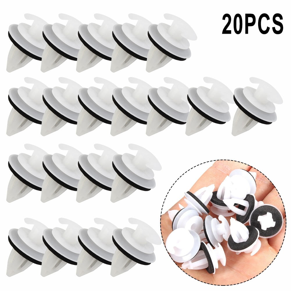20 Pcs Door Panel Clip with Seal Ring Fastener Rivet Bumper Clip ...