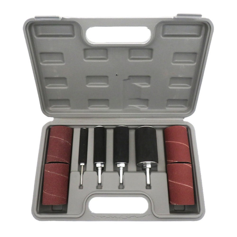 20 Pcs Drill Press Sanding Drum Kit 80/120 Grit Sanding Band Sleeves ...