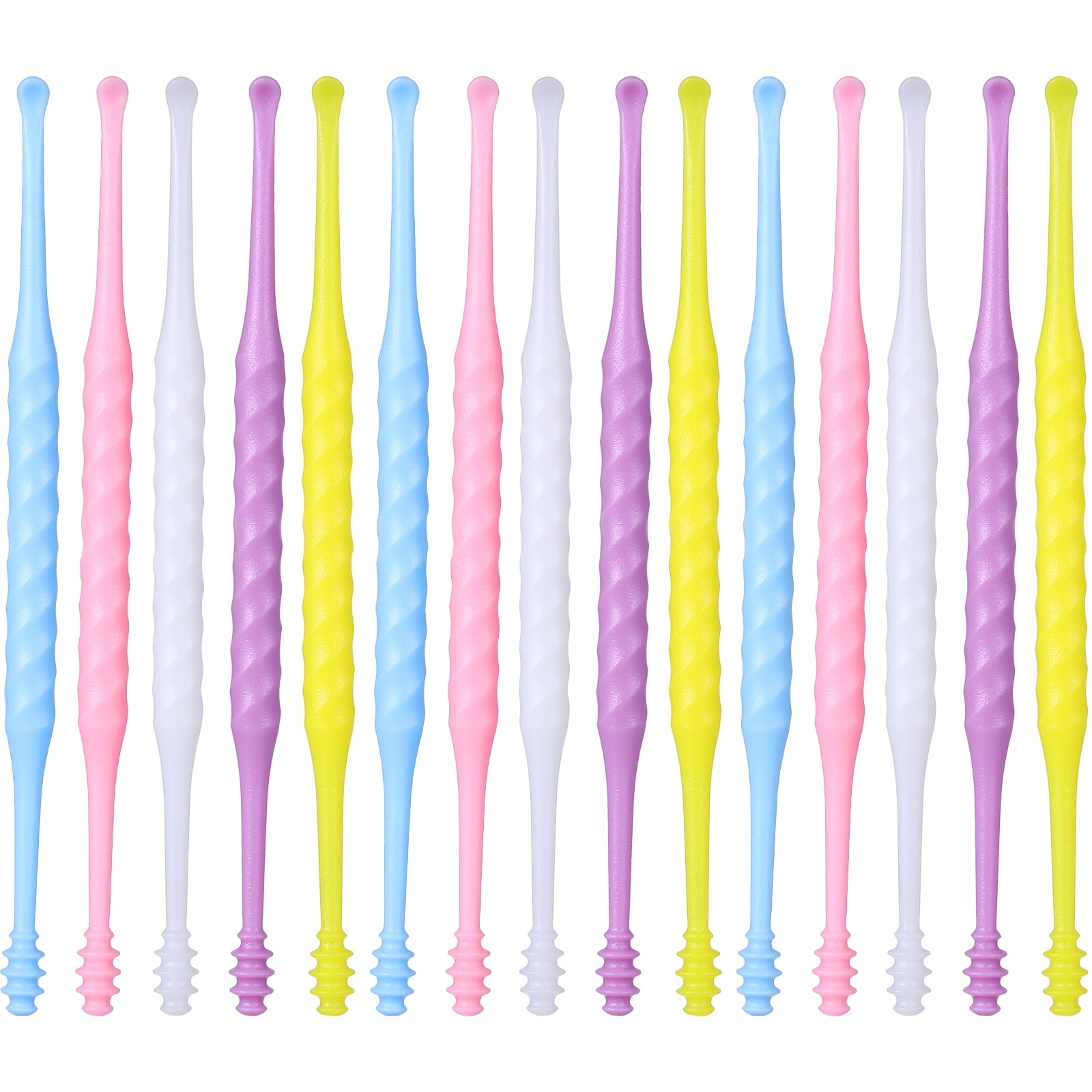 20 Pcs Earwax Cleaner Earscoop Tools Cleaners Hole Portable Plastic Abs ...