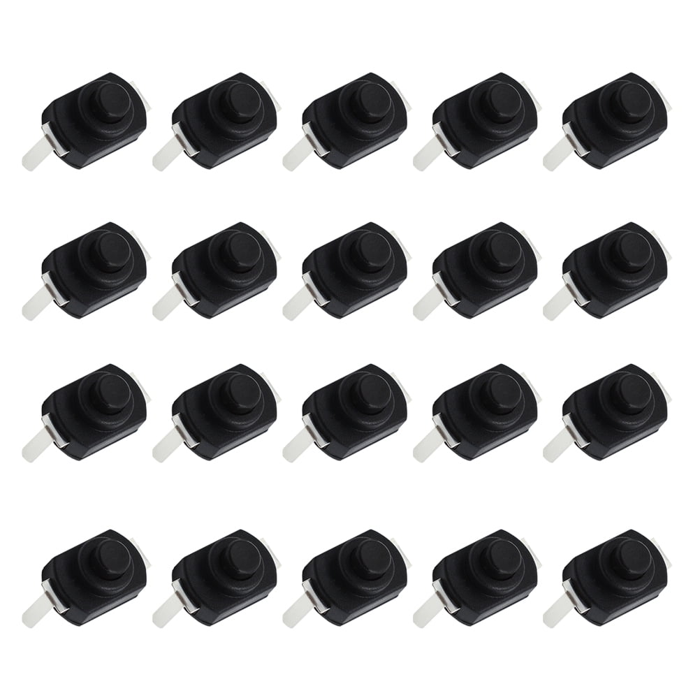 20 Pcs Electric Torch Flashlight On-off Replacement Flashlight Push ...