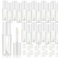 20 Pcs Empty Lip Gloss Tubes with Wand, 0.1oz/3ml Mini Lip Balm Gloss ...