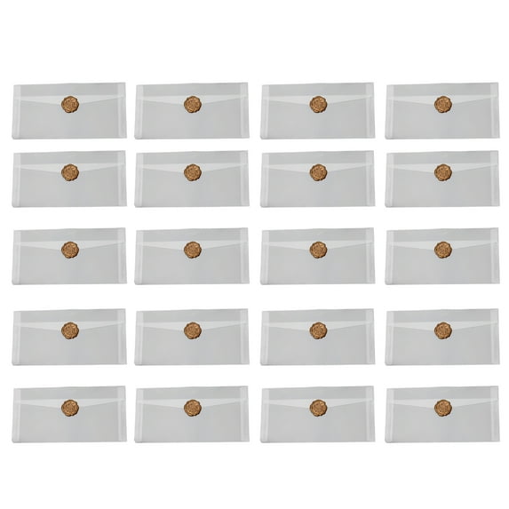 20 Pcs Envelopes for Invitation Card Blanks Paper Envelope Translucent ...