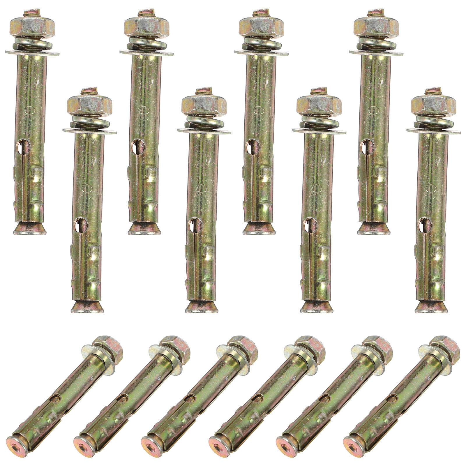 20 Pcs Expansion Bolt Screw Cement Anchors Expansion Bolts Concrete ...