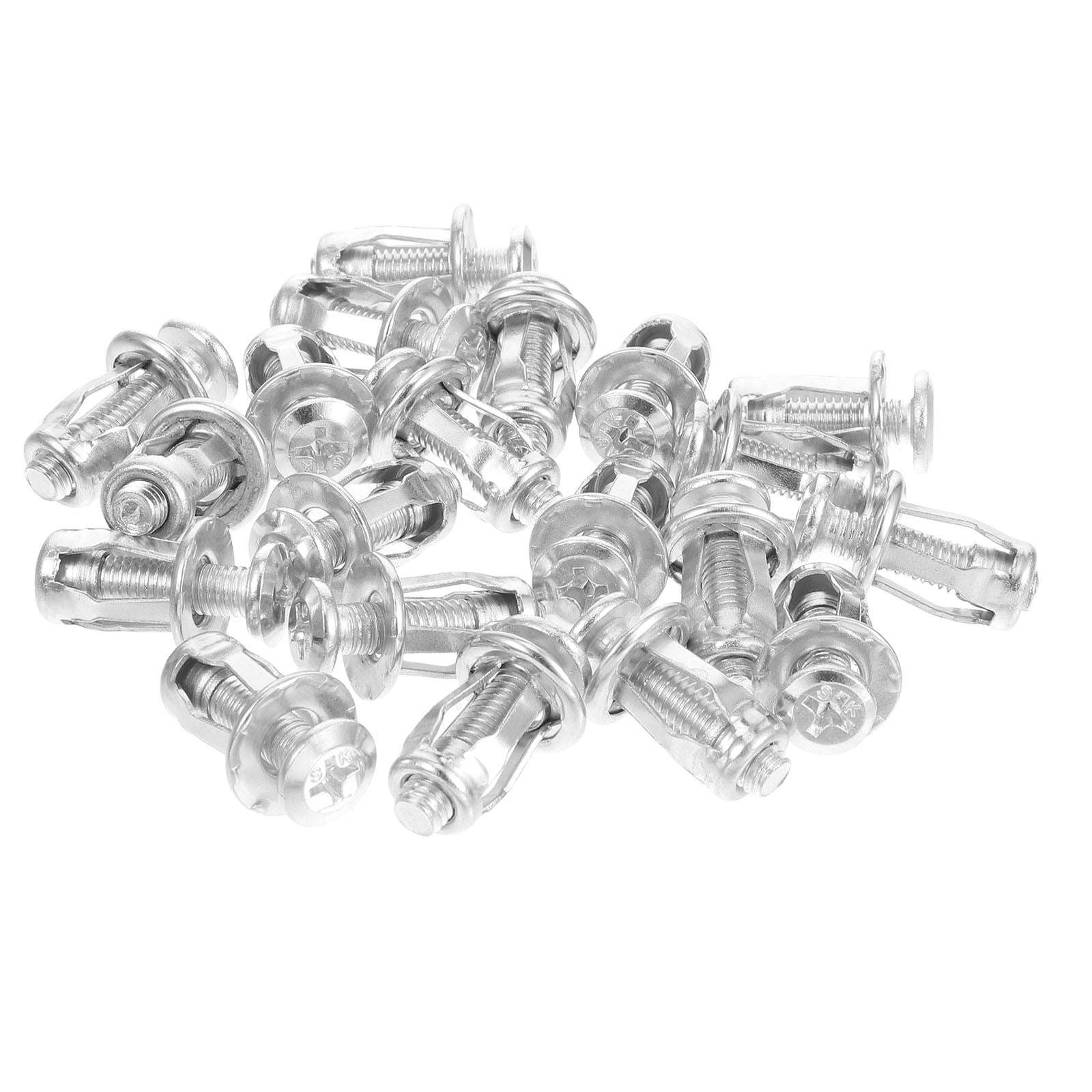 20 Pcs Expansion Screw Hollow Pointed Tools Screws White Clip Paper ...