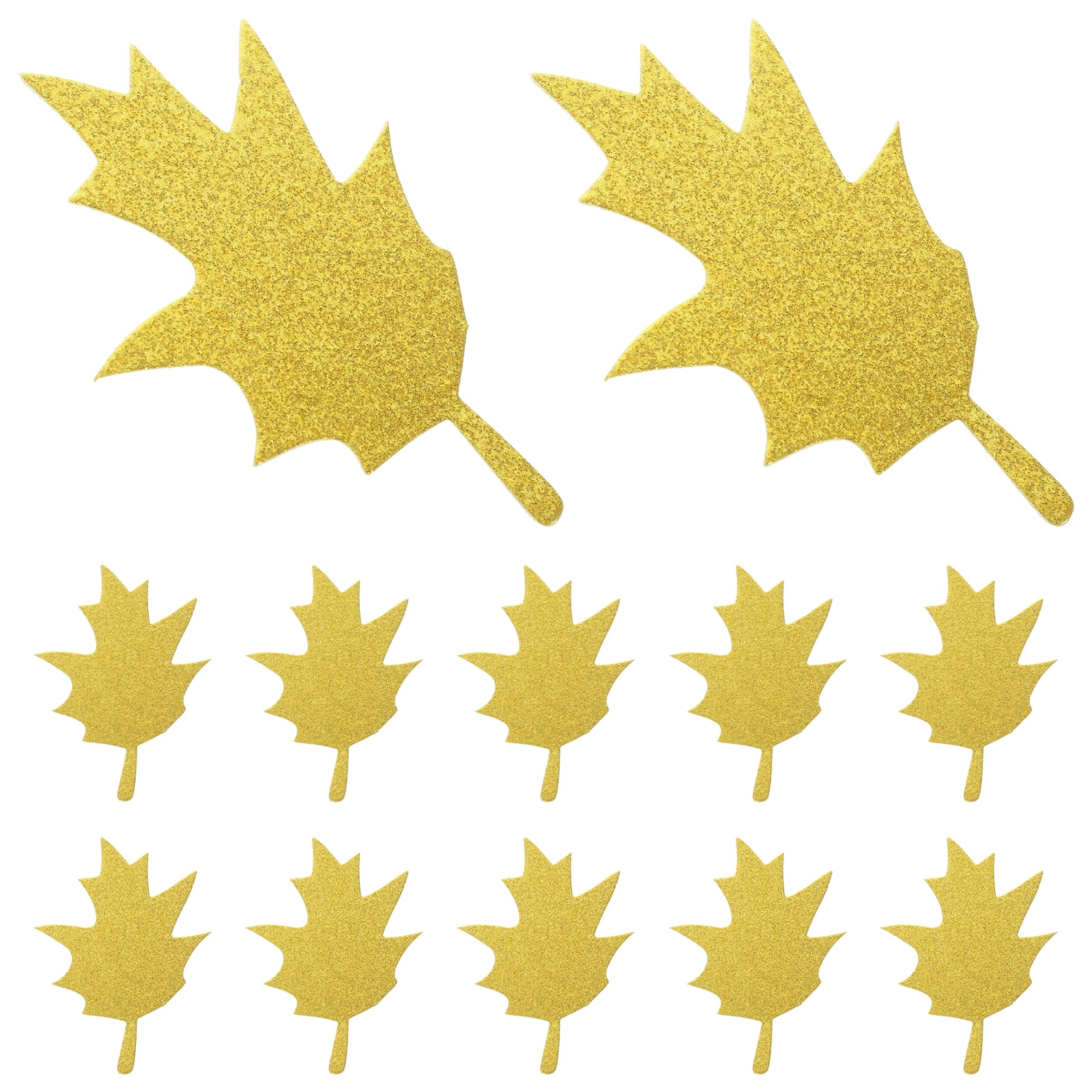 20 Pcs Felt Squares Maple Leaf Hand Cut Paper Decorations Crafts ...