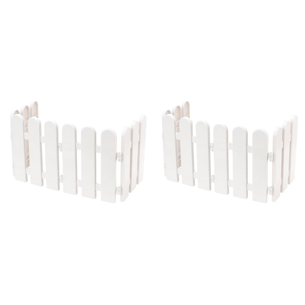 20 Pcs Fence Solid Plastic Fencing DIY Delicate Garden Courtyard Lawn ...