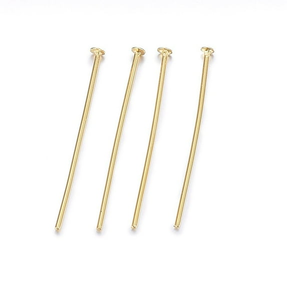 20 Pcs Flat Head Pins 304 Stainless Steel Flat Head Pins Metal End ...