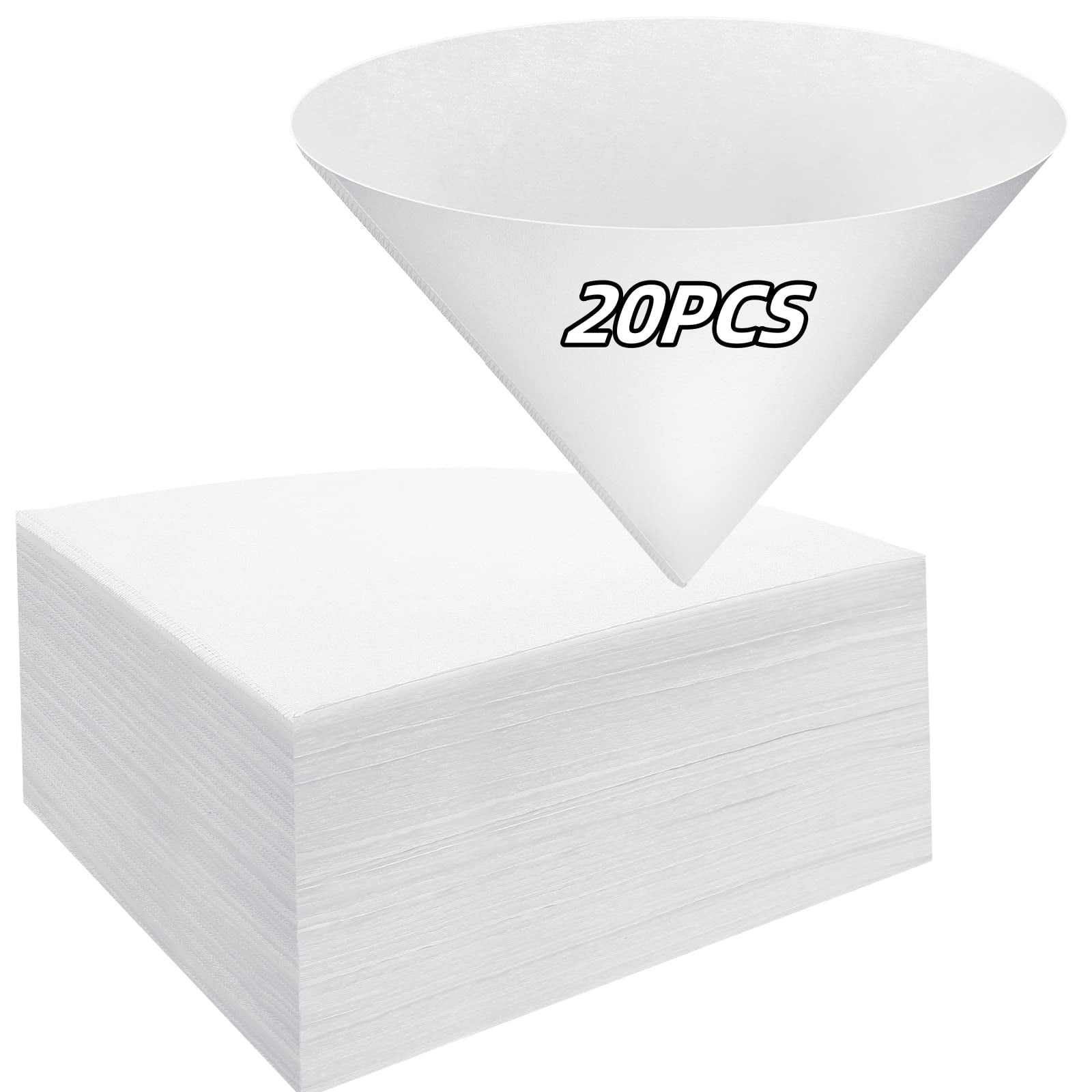 20 Pcs Fryer Cooking Oil Filters MODANU 9.05" Filter Cones Cooking Oil ...