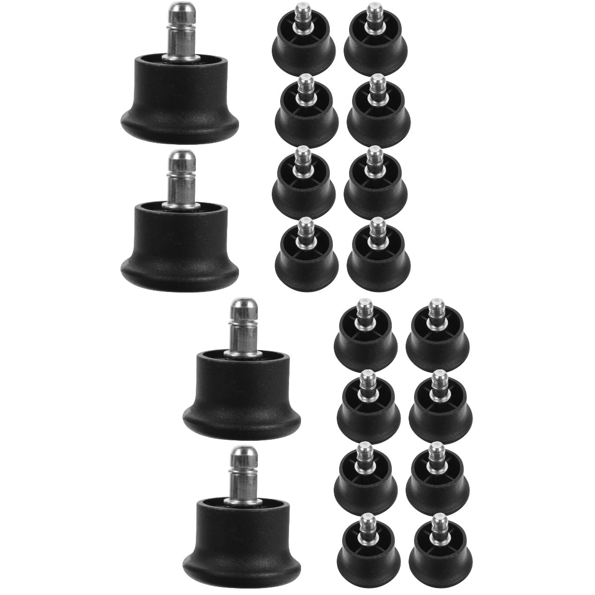 20 Pcs Furniture Chair Casters Wear-resist Wheels Casters Household ...