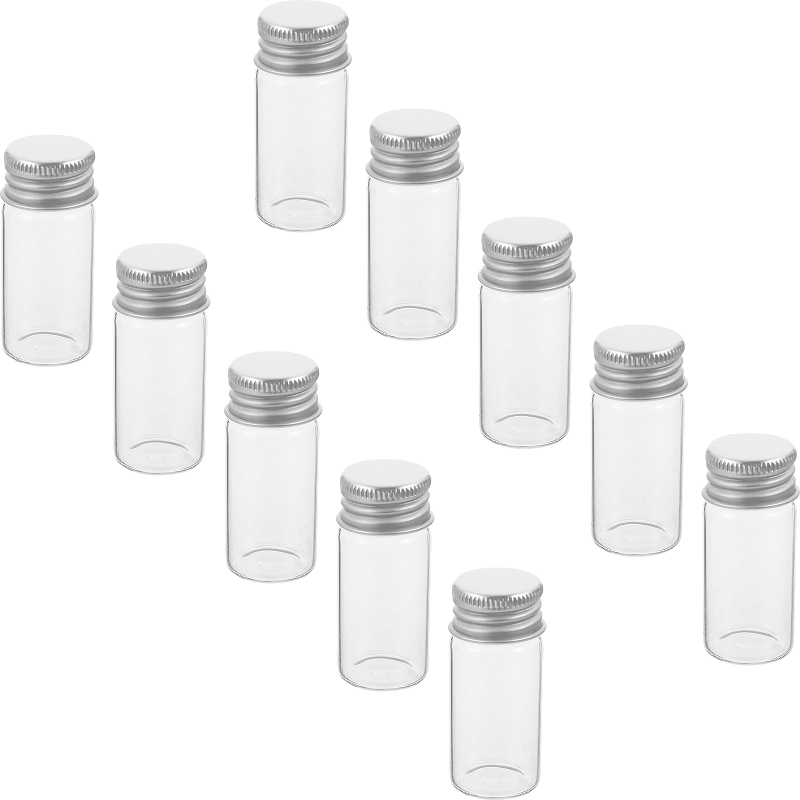 20 Pcs Glass Jar with Lid Tea Bottle Glass Jars Reusable Glass ...