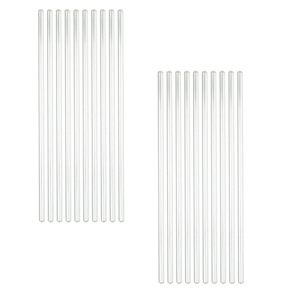 20 Pcs Glass Stirring Rod Drinks Laboratory Stirring Stick Coffee ...
