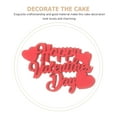 20 Pcs Gold Decor Mine to Love Dessert Toppers Valentine's Day Card ...