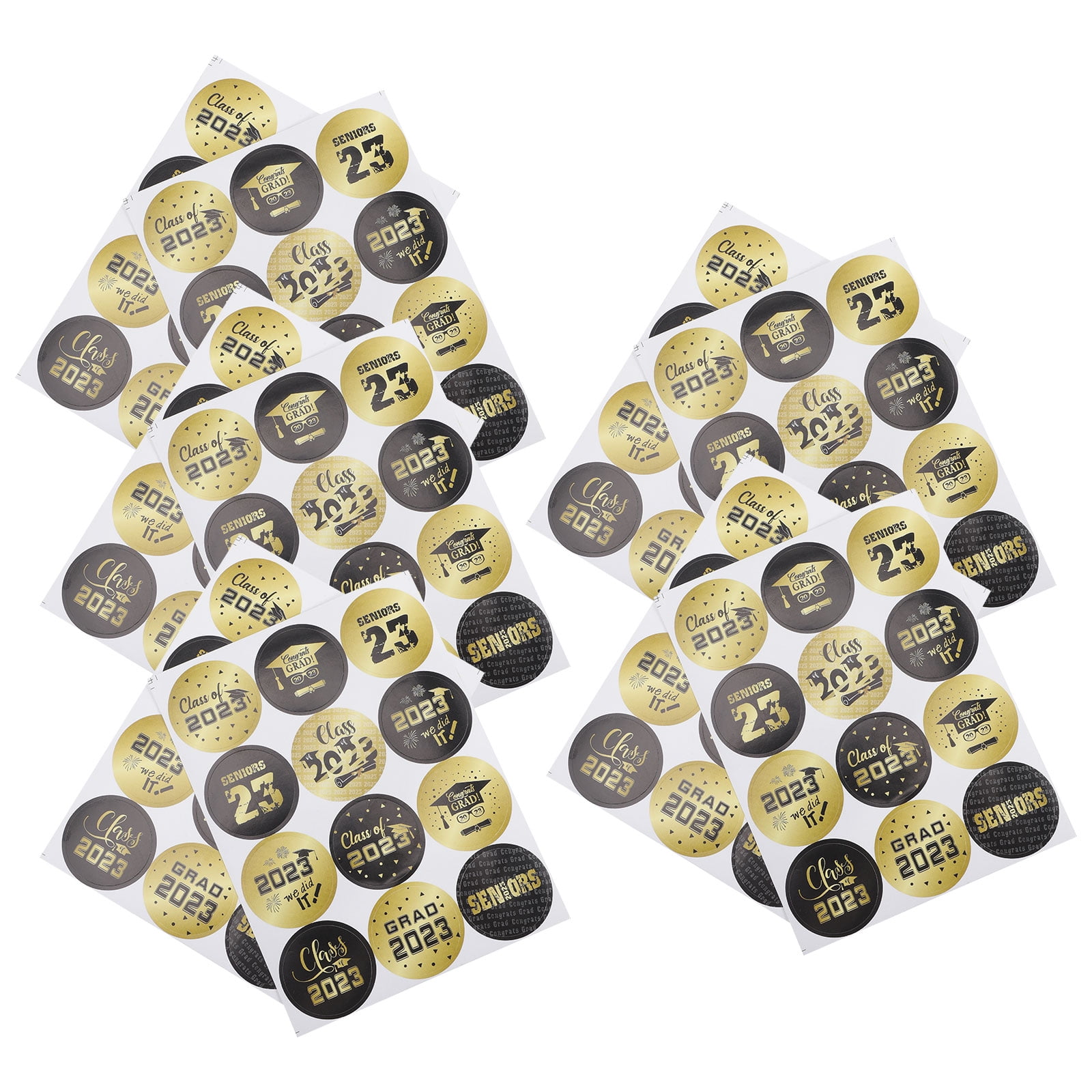 20 Pcs Graduation Season Stickers Gift Tag Delicate Party Favors ...