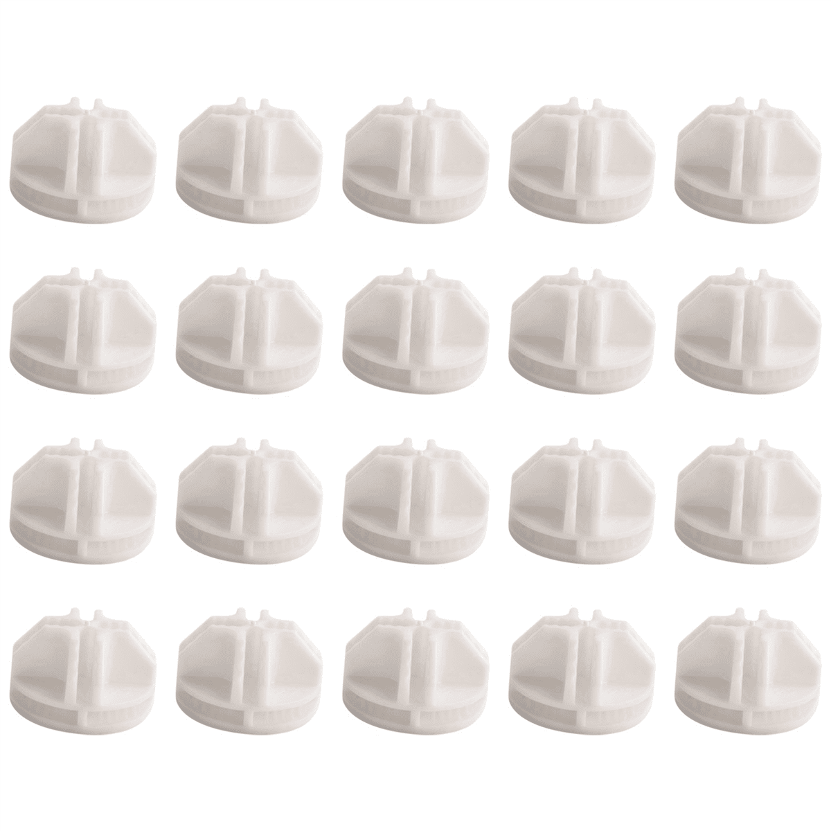 20 Pcs Grid Cube Connector Abs Connectors For Wire Storage Shelving ...