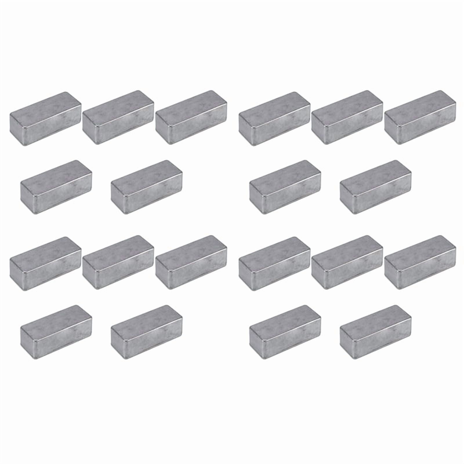 20 Pcs Guitar Effects Pedal Aluminum Stomp Box Enclosure for DIY Guitar ...