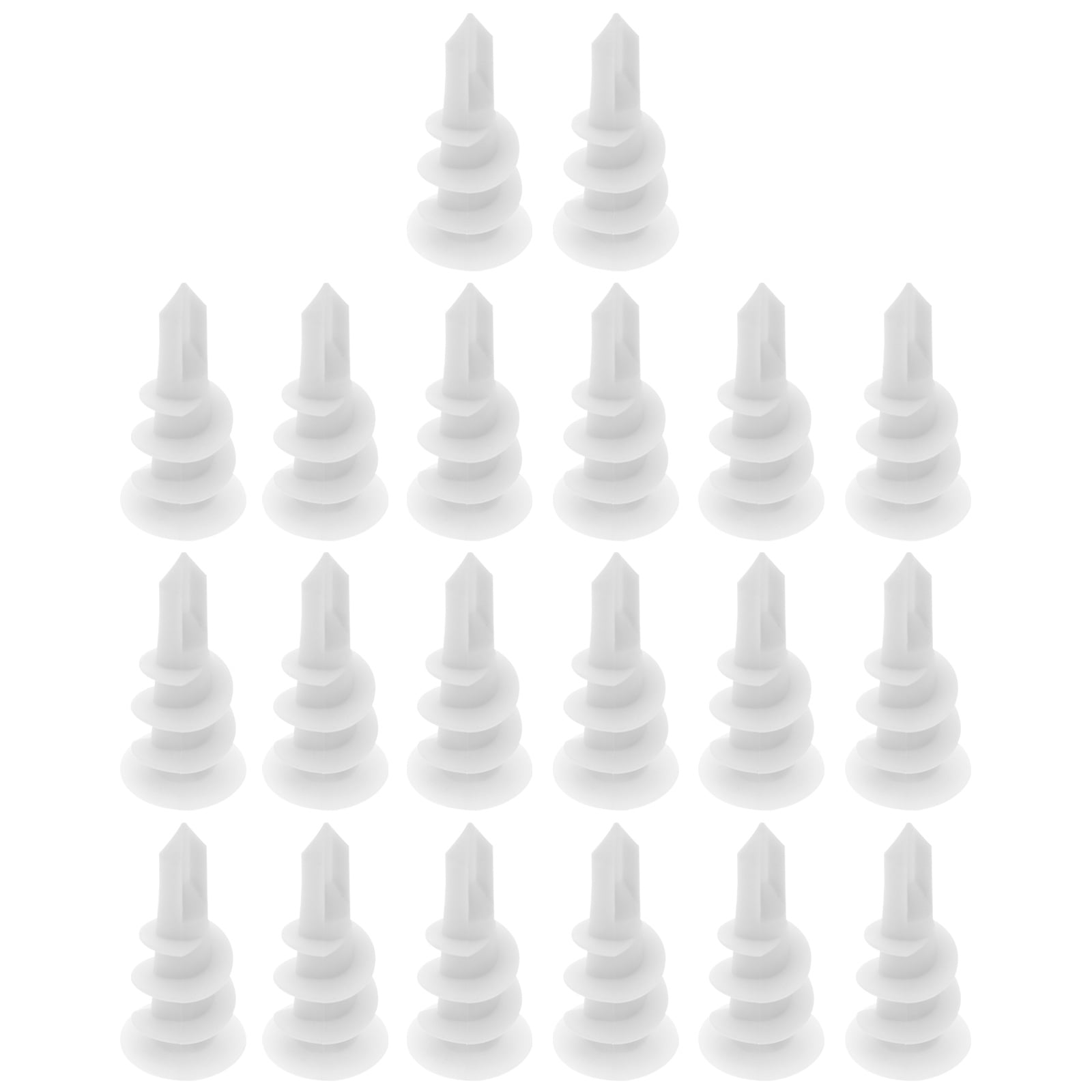 20 Pcs Gypsum Board Expansion Plasterboard Wall Plugs Tube Fixed Tubes ...