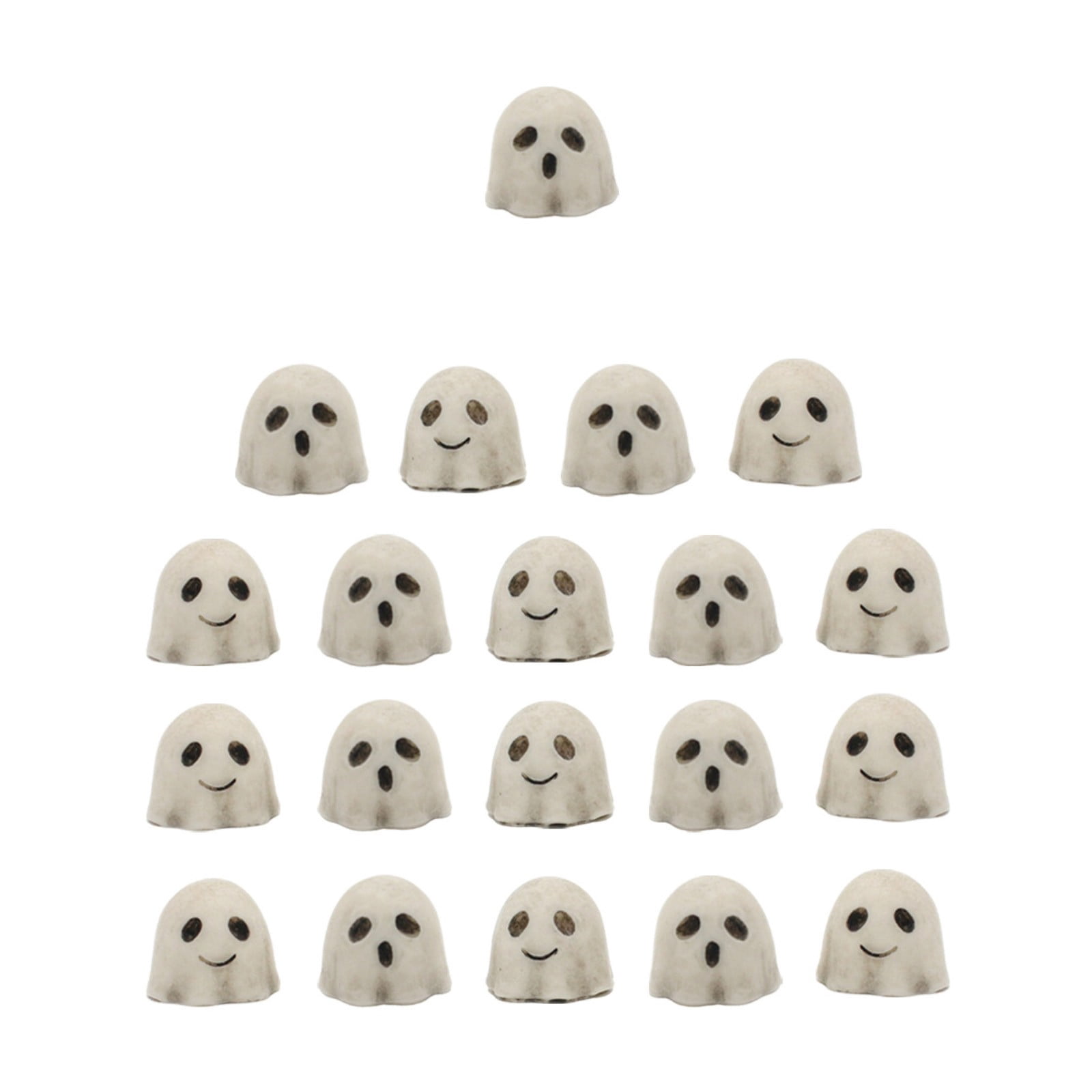 20 Pcs Halloween Scary Ghost Stakes — Bold Shapes with Eerie Shadows ...