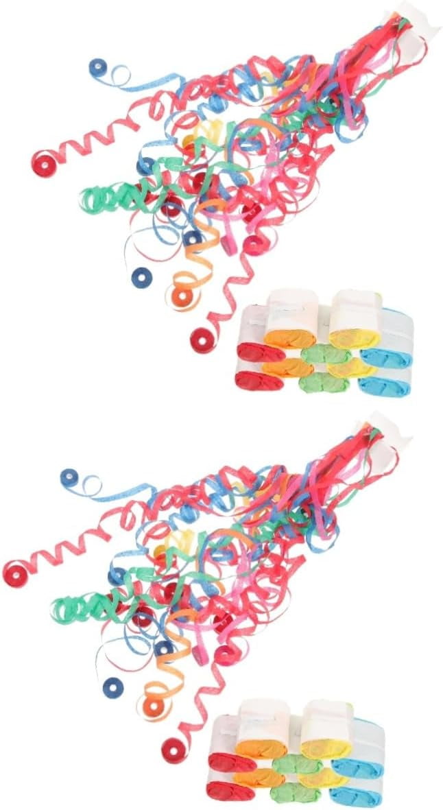 20 Pcs Hand Throwing Ribbons No Streamers Colorful Ribbon Streamer No ...