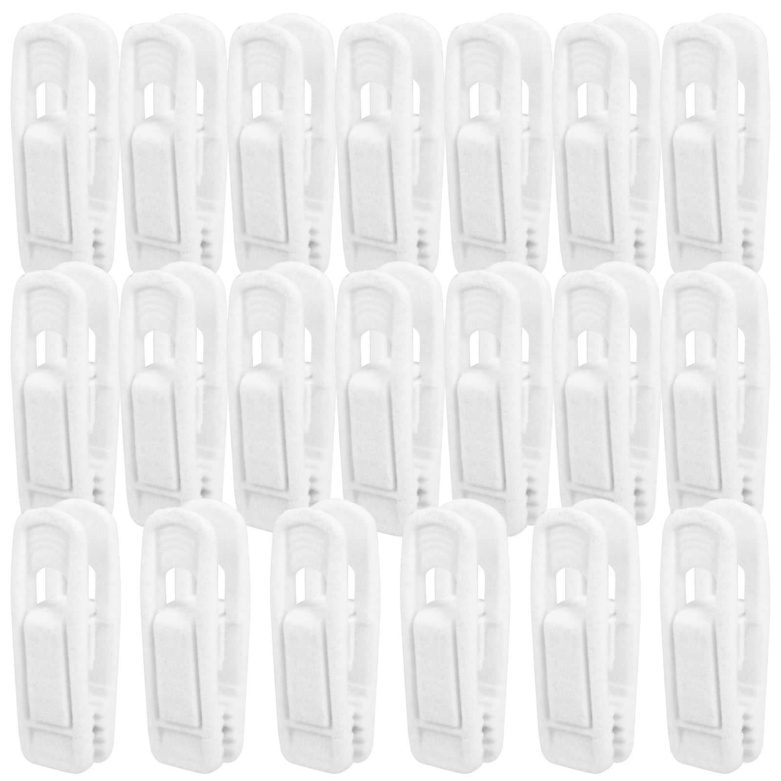 20pcs Velour Hanger Clips Pant Skirt Clothes Hanger Clips For Clothes ...