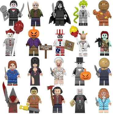 Halloween House Building Block Kit with Michael Myers Mini Figures ...
