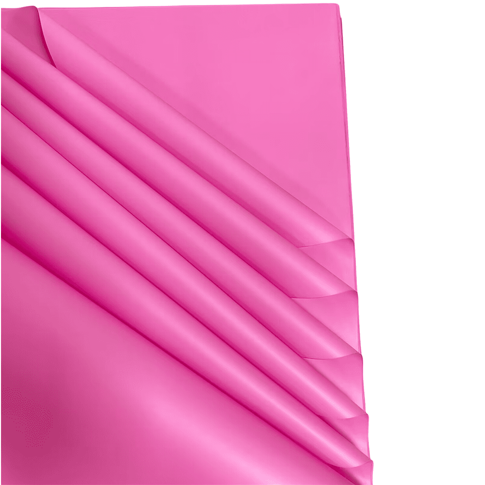 20 Pcs Hot pink Flower Wrapping Paper,Waterproof Valentine's Day ...