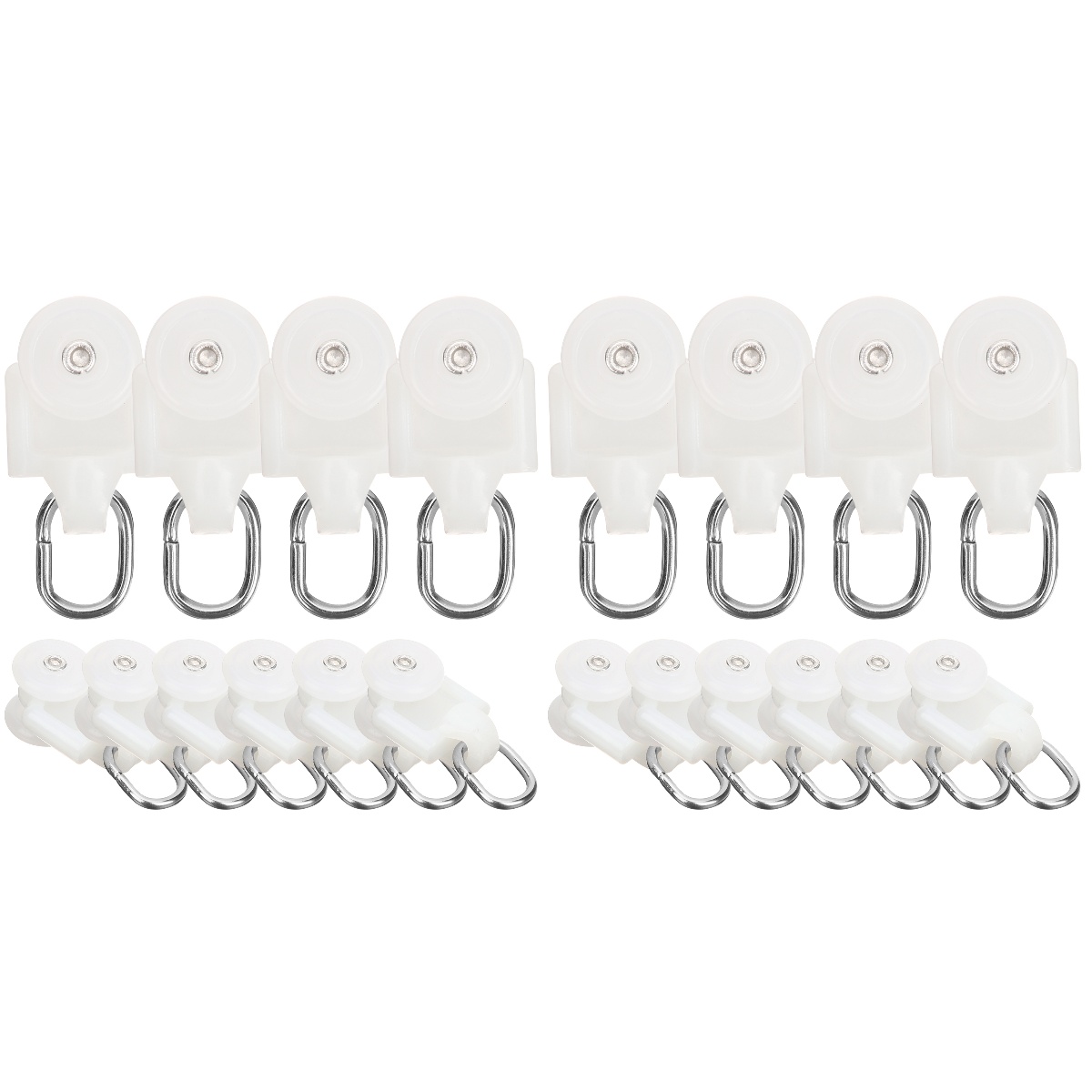 20 Pcs House Accessories for Home Ceiling Track Curtain Runners Wheel ...
