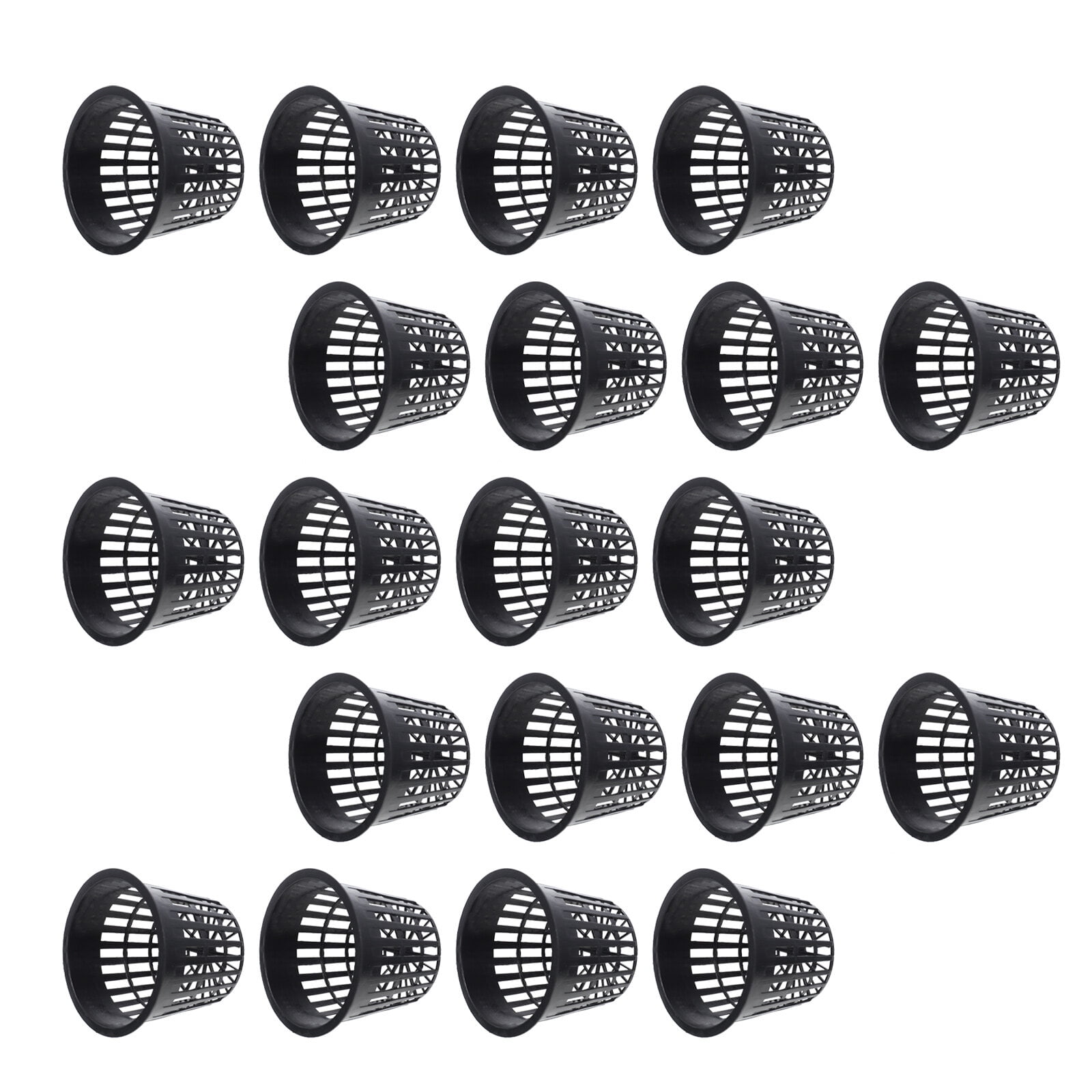 20 Pcs Plant Root Pot Plastic Containers Hydroponic Planter - Walmart.com