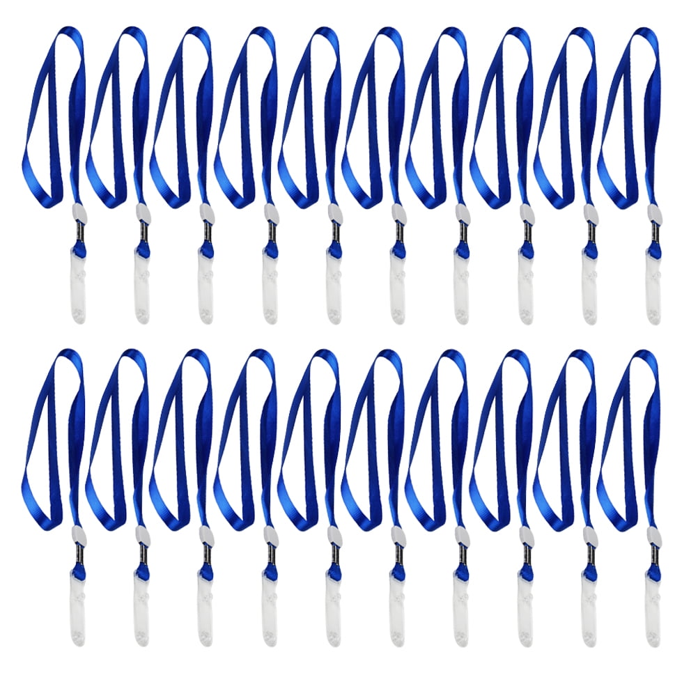20 Pcs ID Lanyard Breakaway Lanyards Detachable Lanyard Clip No Lanyard ...