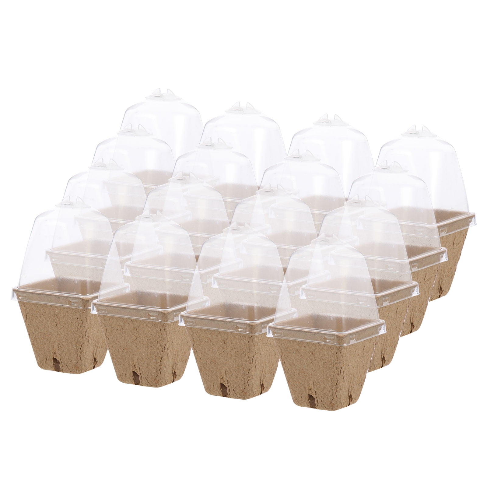 20 Pcs Indoor Plant Pots Seedlings Planter Biodegradable Nursery Cup ...