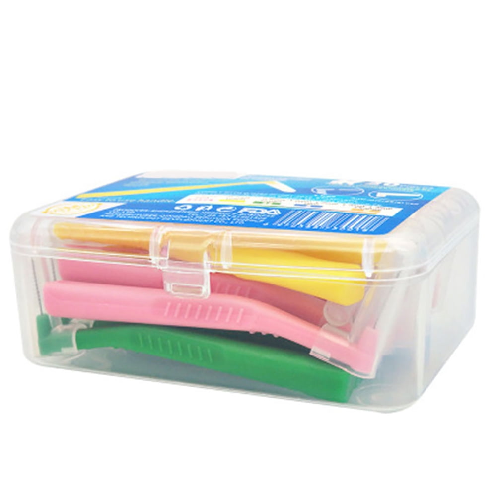 20 Pcs Interdental Brush Tooth Floss Brush for Teeth Toothpick with ...