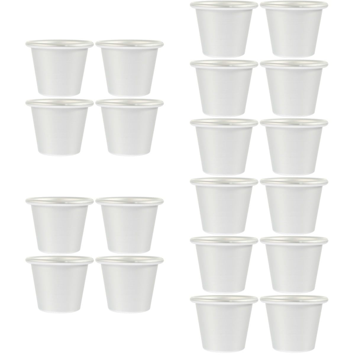 20 Pcs Jelly Cake Mold Baking Pan Round Mould Mini Tart Flan Kitchen ...