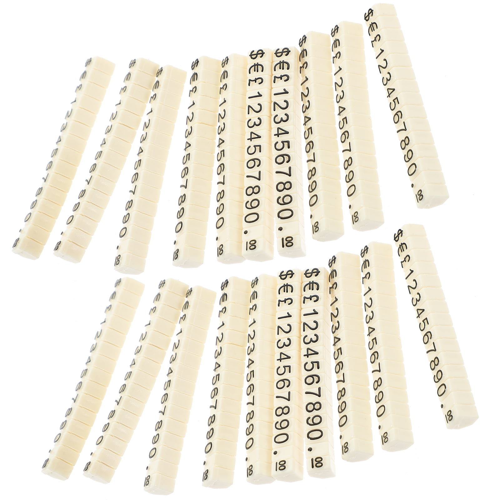 20 Pcs Jewelry Price Tag Reserved Signs for Tables Pricing Adjustable ...