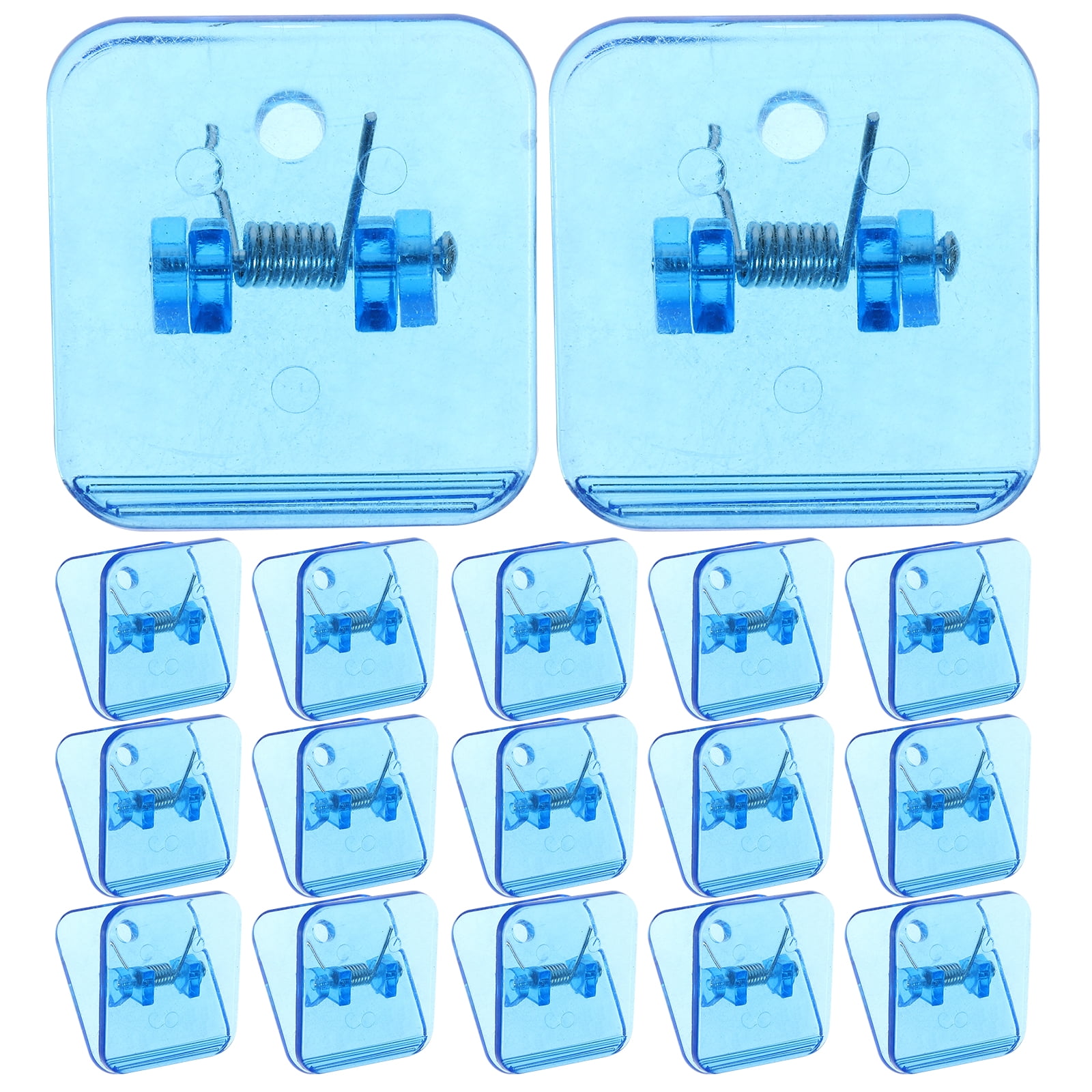 20 Pcs Jumbo Paper Clips Card Flipper Metal Compact Picture Clamps Bill ...