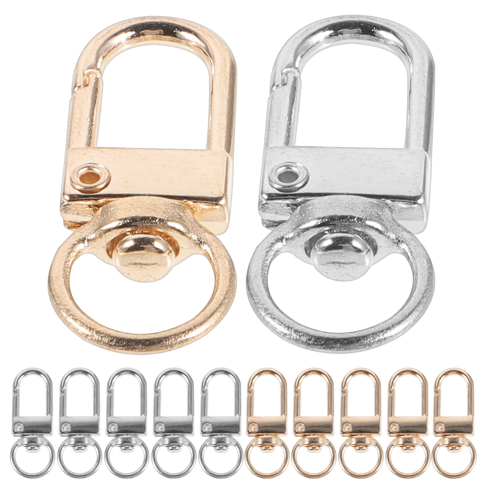 RUNROTOO Keychain Buckles Car Keys 20Pcs 1.4x0.5in - Walmart.com