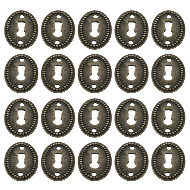 20 Pcs Key Drawer Trim Vintage Keyhole Hardware for Cabinet Switch ...