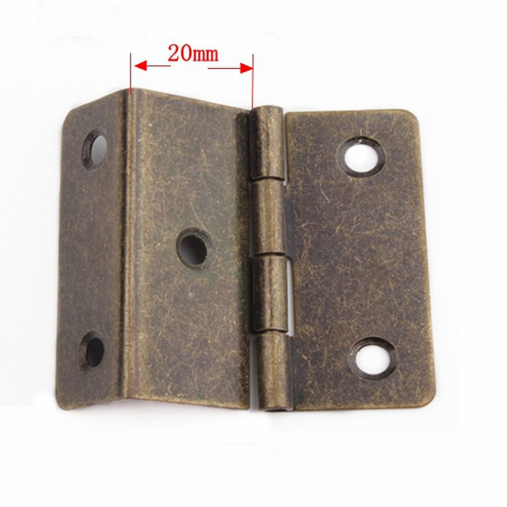CIMAXIC Coffee Triple Folding Hinges for Cabinets Sturdy Iron Smooth ...