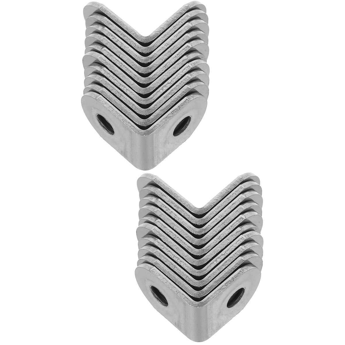 20 Pcs L-shaped Corner Code Corner Shelf Bracket Window Holder Dresser ...