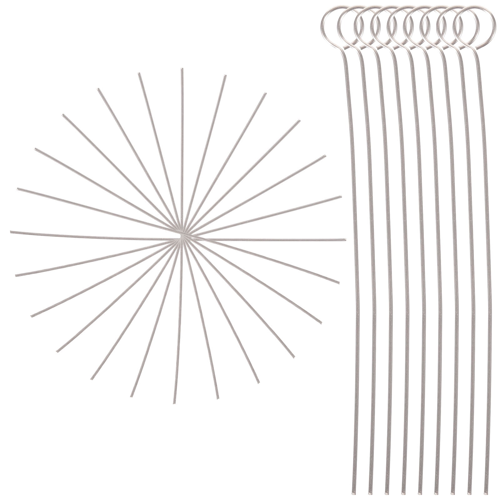 20 Pcs Laboratory Microbial Cell Inoculation Loop Needle Microbiology ...