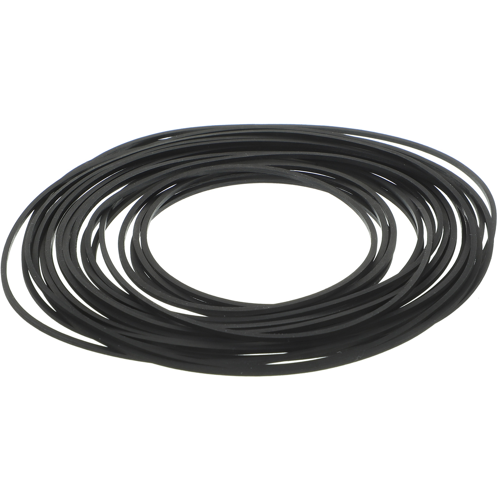 20 Professional Black Rubber Belts for Recorder Cassette Player ...