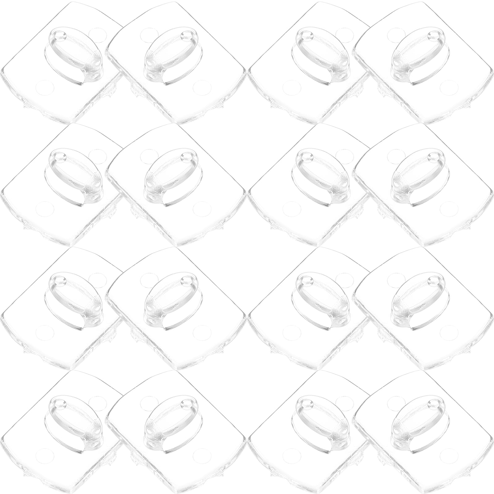 20 Pcs Light String Fixing Hook Hangers Small Hooks with Adhesive ...