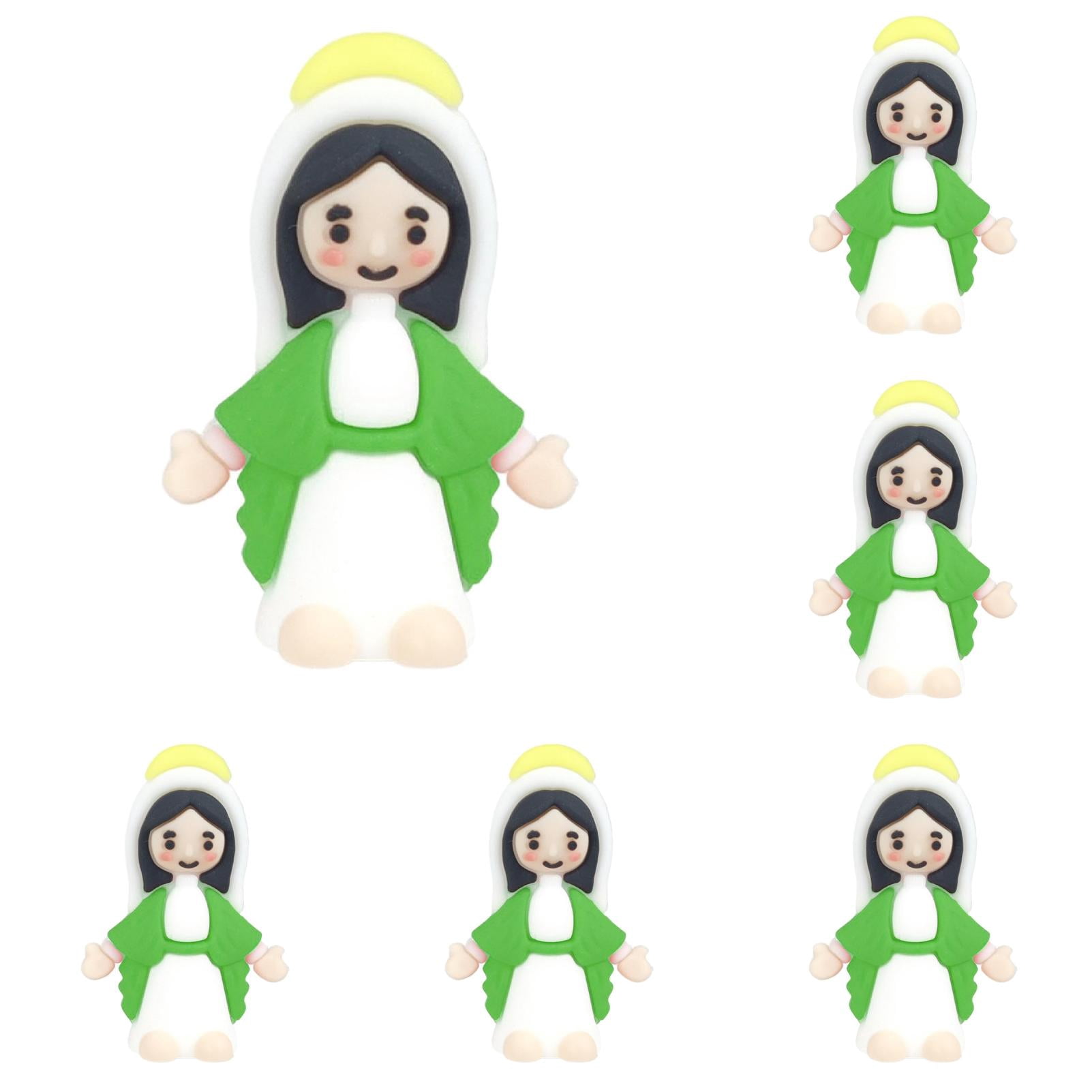 20 Pcs Little Virgin Mary Figurines Miniature Virgin Mary Doll to Hide ...