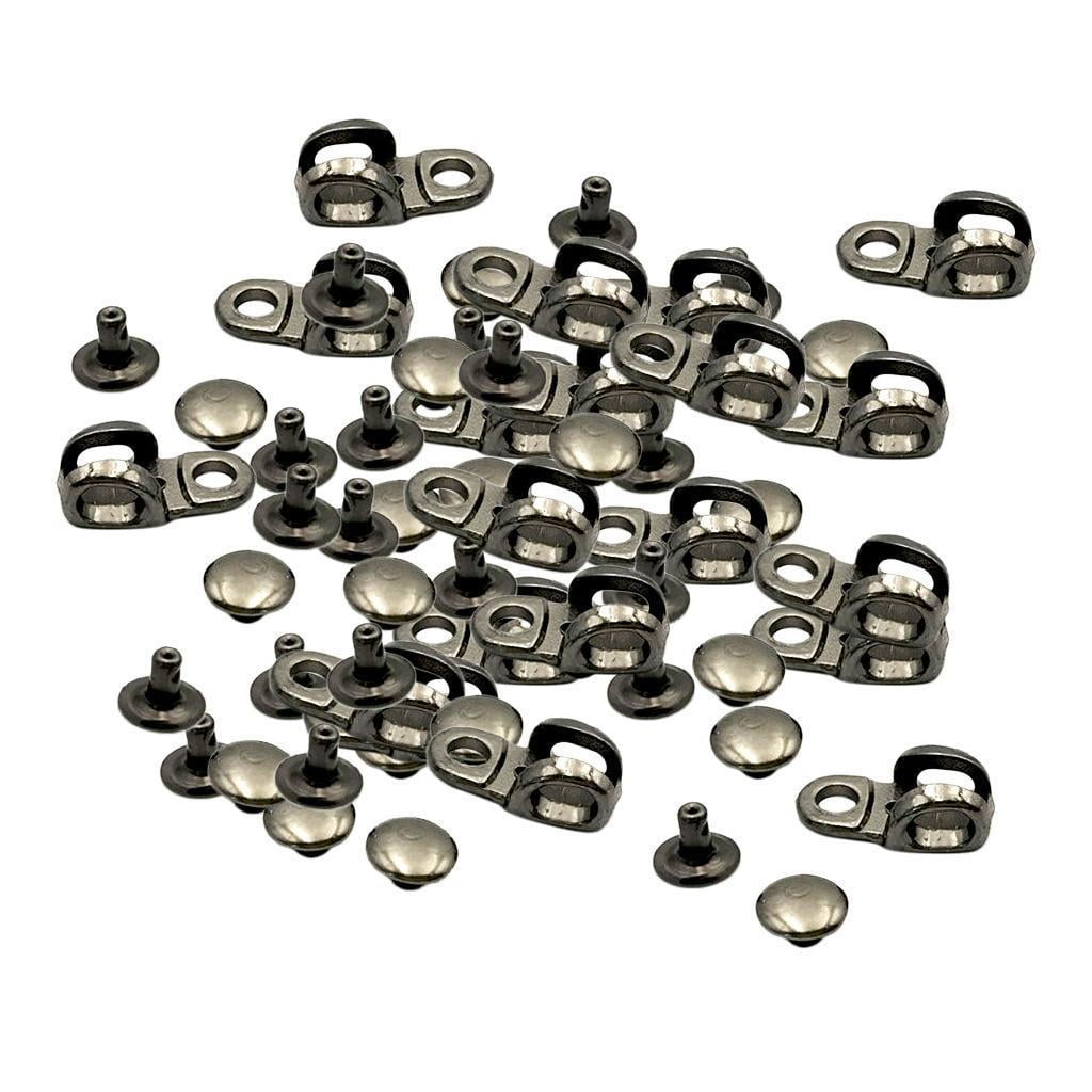 20 Pcs/Lot Hooks,Boot Hooks Fittings With Rivets for Repair/Camp/Hike ...