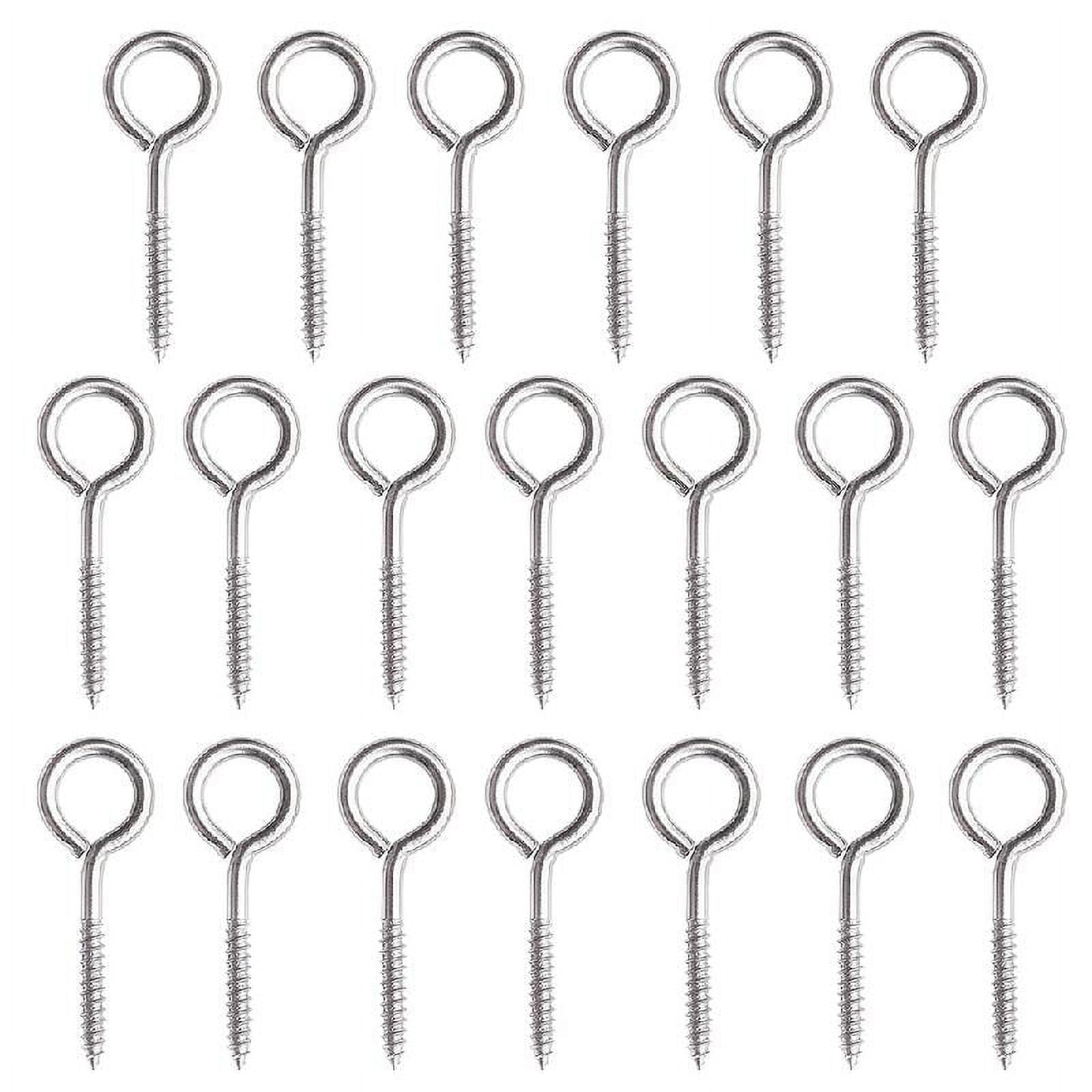 20 Pcs M3/M4/M5 Self Tapping Screws Hook Eye-Shape Ring Hooks Home ...