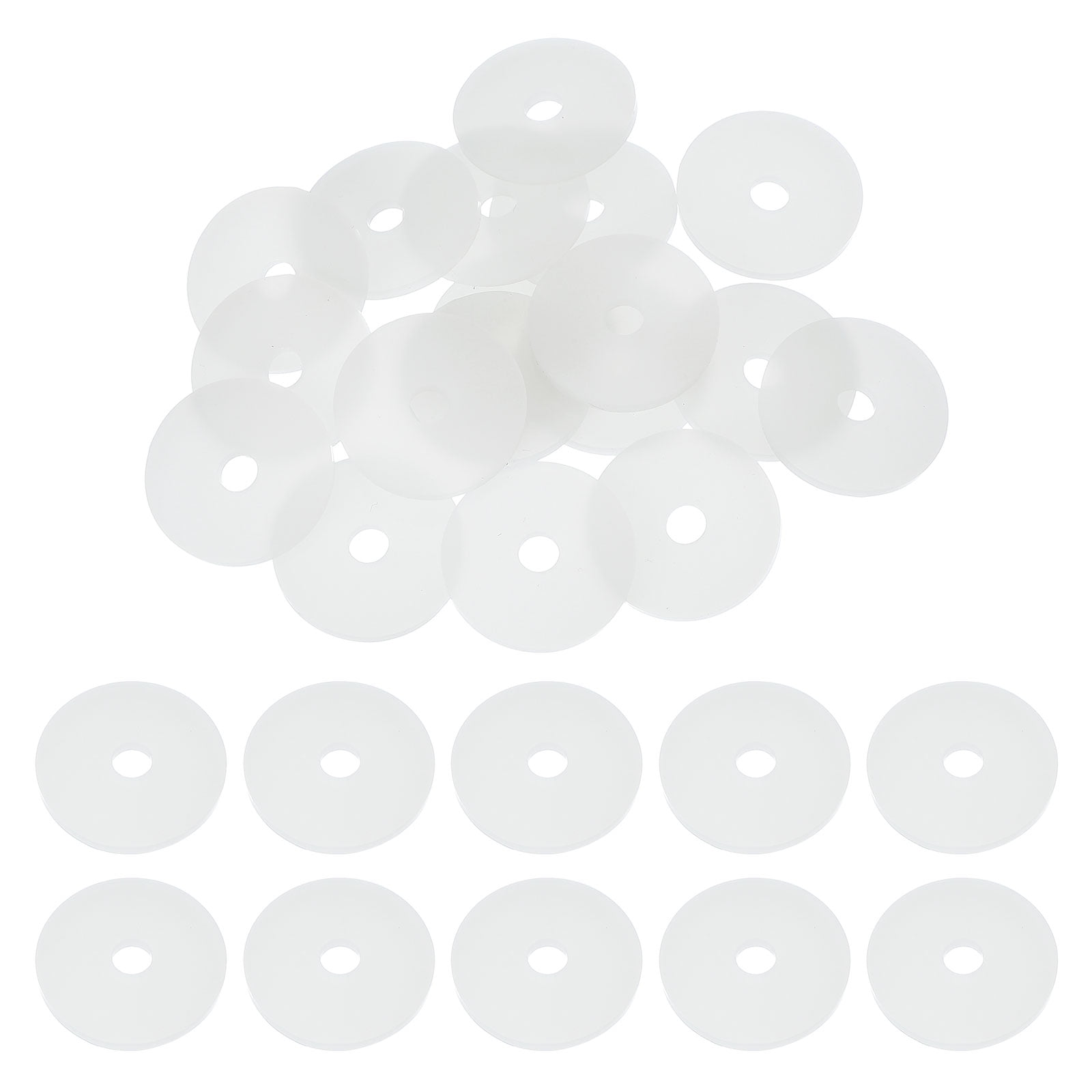 20 Pcs M5 Silicone Flat Washers 5mm ID 25mm OD 2mm Thick Plain Washer ...