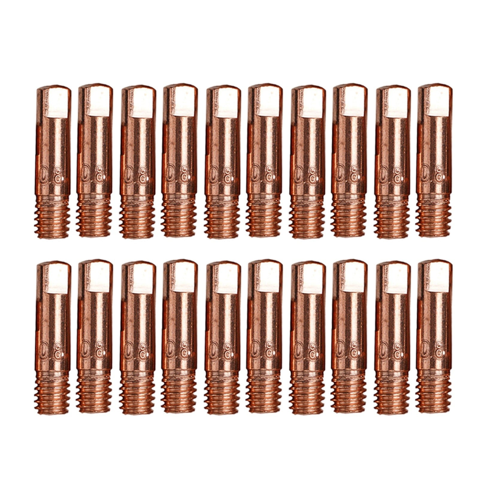 20 Pcs MB15 15AK Contact Tip Welding Nozzles M6 welding Torch Power ...